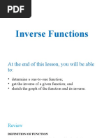 One To One and Inverse Functions 1 | PDF | Function (Mathematics) | Algebra