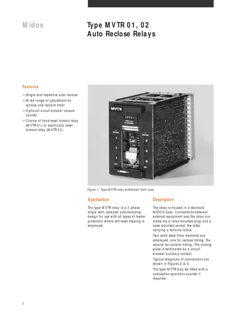 R6013e MVTR | PDF | Relay | Power (Physics)