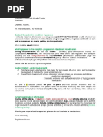 OET Writing Samples and Corrections for Nurses | PDF | Nursing | Surgery
