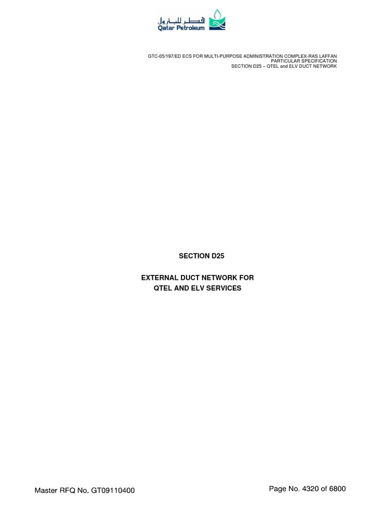 2240at 1 External Duct Qtel Elv | PDF | Electrical Wiring | Telephone