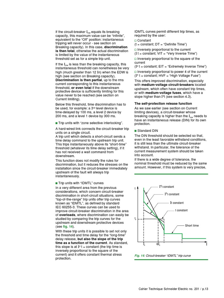 ECT201 - Discrimination With LV Power Circuit-Breakers 15 | PDF | Fuse ...