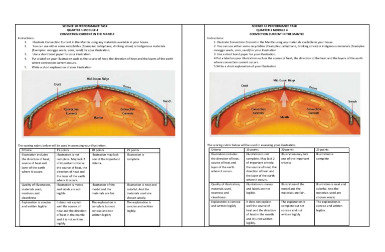 Science 10 Module 4 Performance Task | PDF | Rubric (Academic)