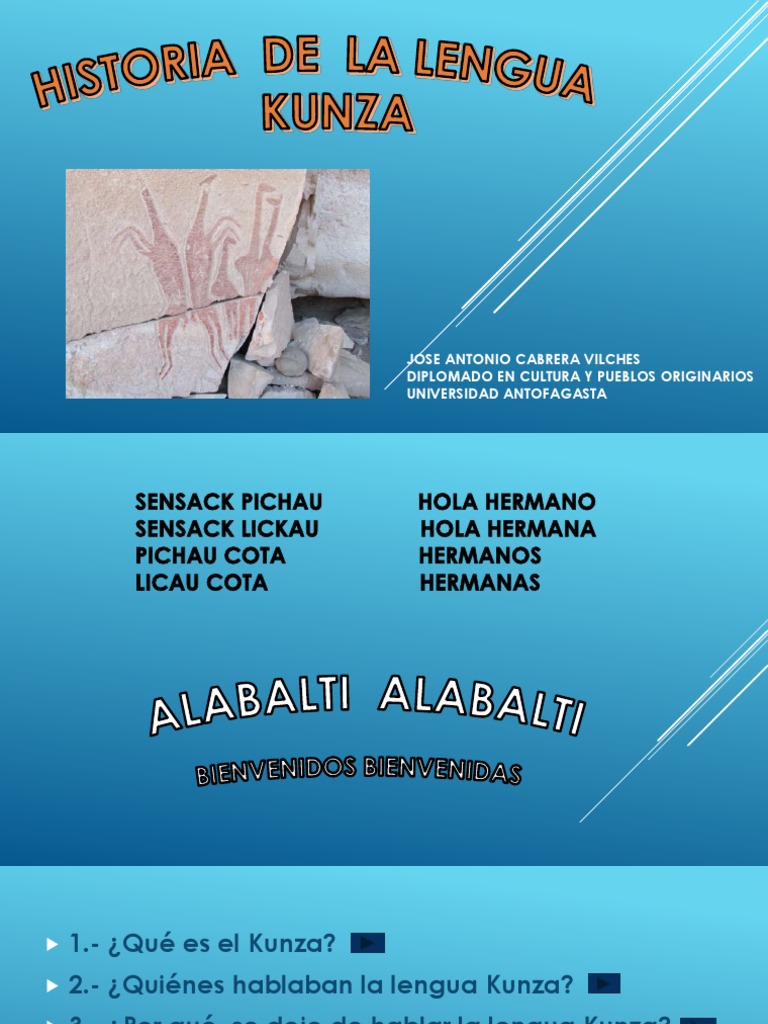 Historia de La Lengua Kunza | PDF | Gente indígena | Etnicidad