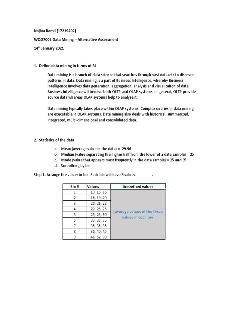 WQD7005 Final Exam - 17219402 | PDF | Receiver Operating Characteristic | Statistical Classification