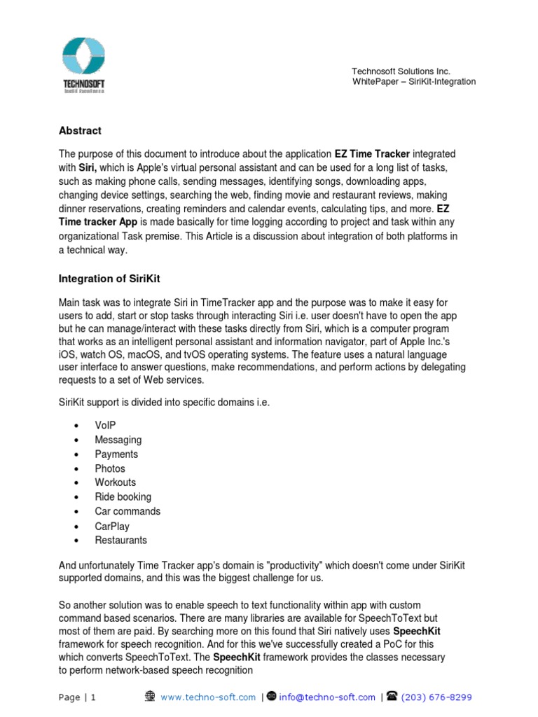 SiriKit Integration | PDF | Siri | Ios