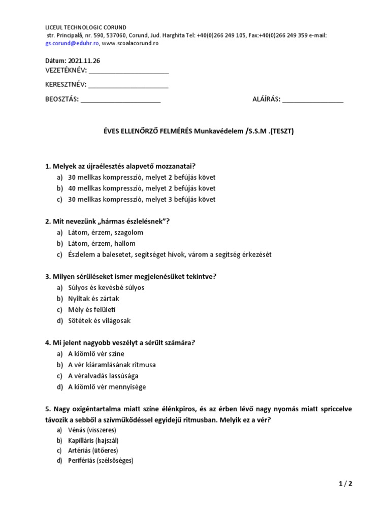 Test Psi+Ssm 2021 | PDF