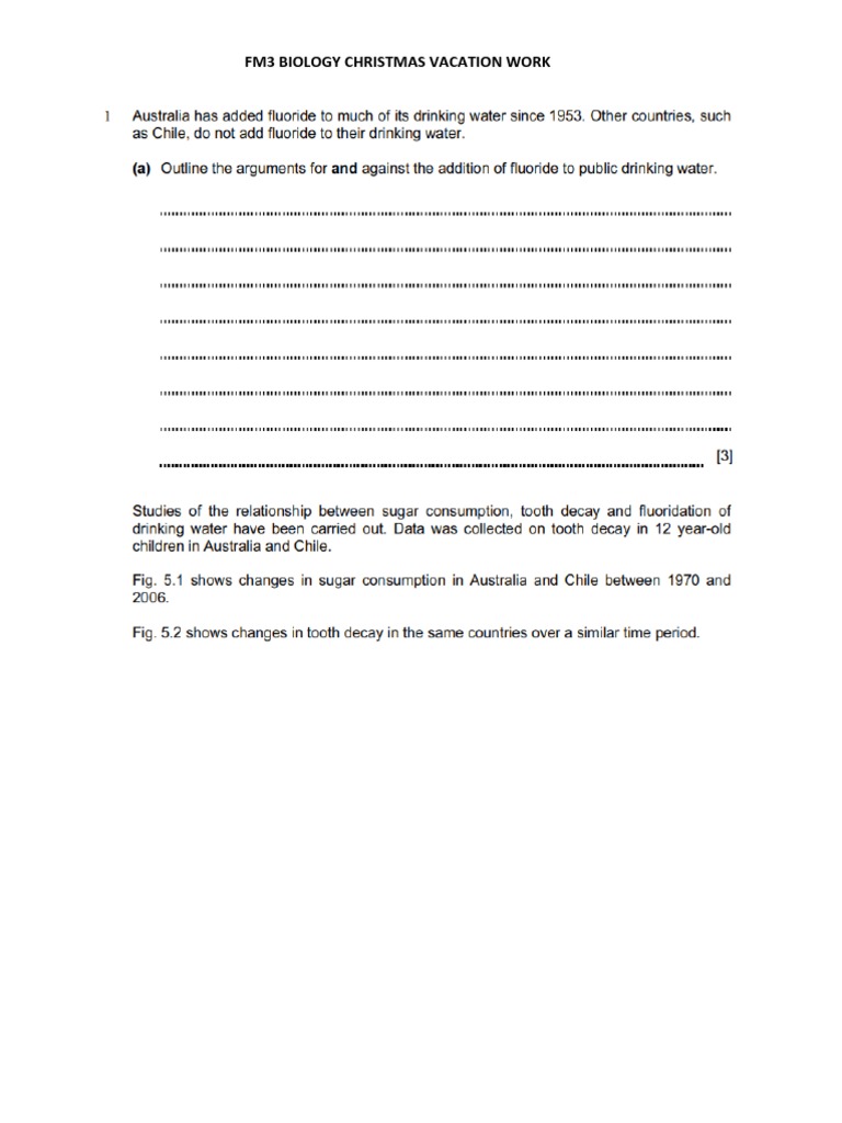Fm3 Bio HHW Dec 21 | PDF