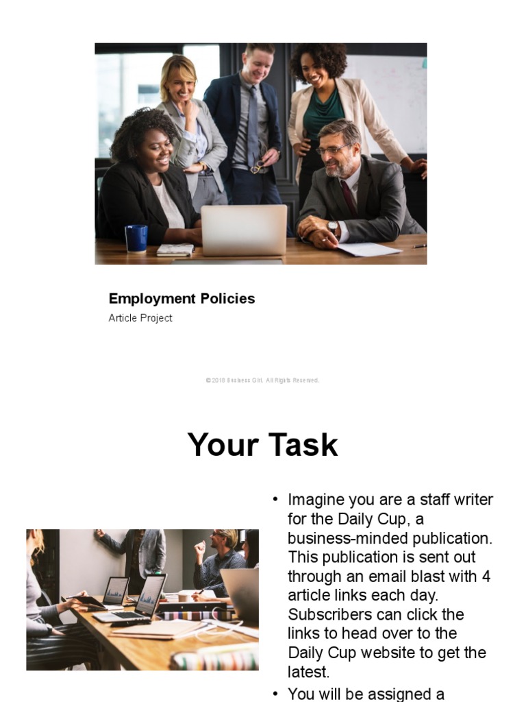 Employment Policies | PDF | Employment