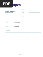 Wave Phase Difference Exercises | PDF