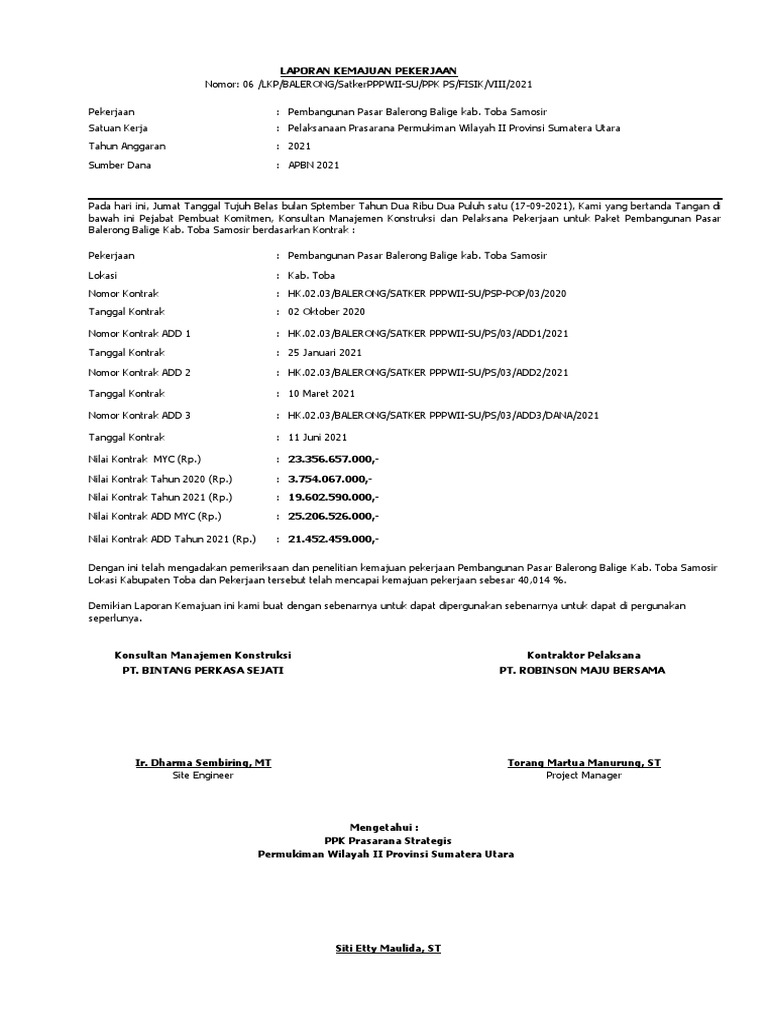 Bapp Dan LKP MC 9 | PDF