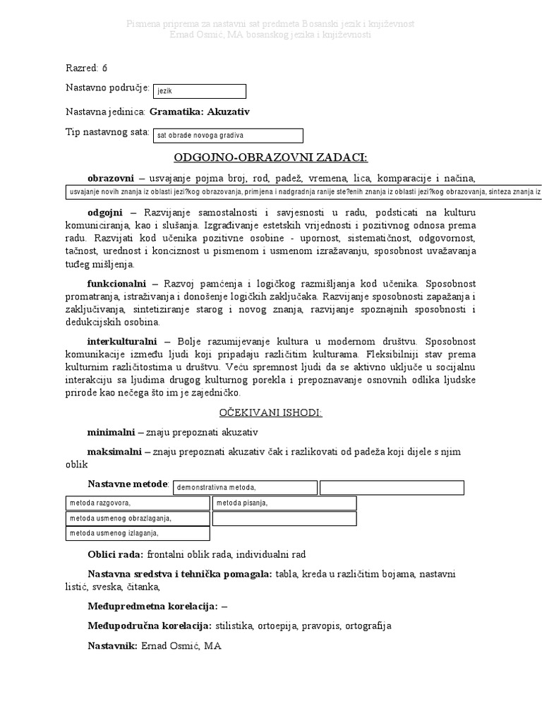 Akuzativ | PDF