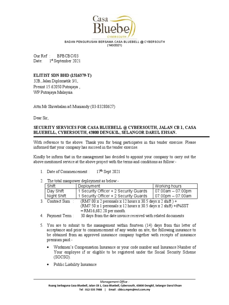 Draft LOA Security JMC1C | PDF | Security Guard | Justice