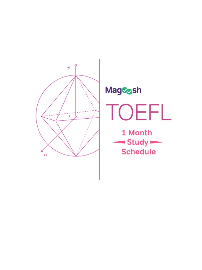 TOEFL IBT Study Schedule | PDF | Test Of English As A Foreign Language ...