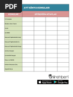 Tyt Calisma Programi Ay 2 | PDF