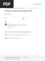 O Comércio e As Legislações Comerciais em Angola | PDF | Economia | Angola