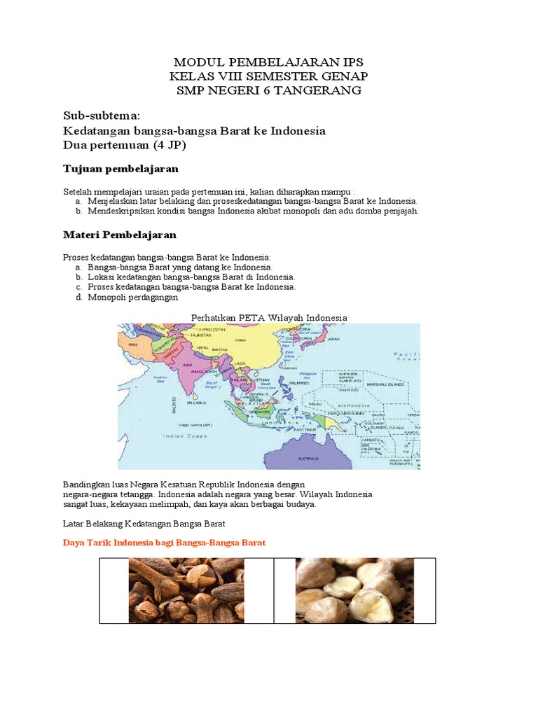 Modul Ips Kelas Viii | PDF