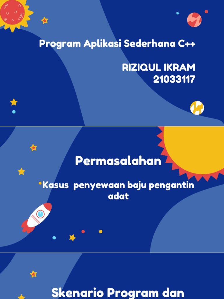 UAS CODING Membuat Program Sederhana C++ | PDF