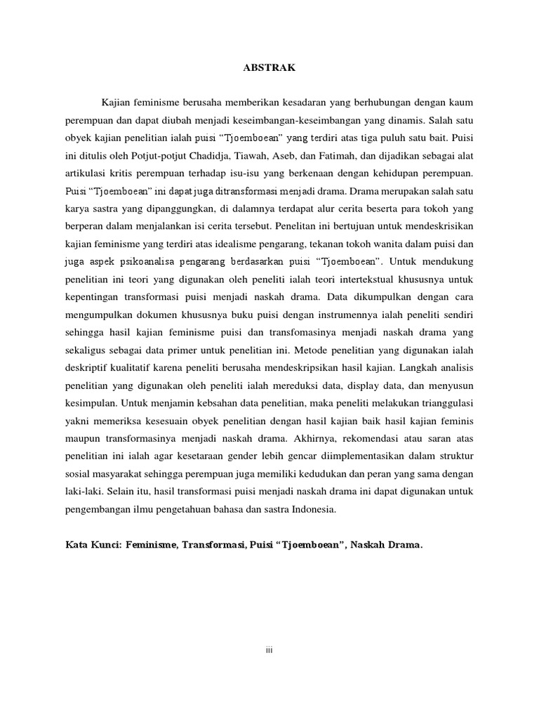 Contoh Hasil Deteksi Plagiarisme Melalui Turnitin | PDF