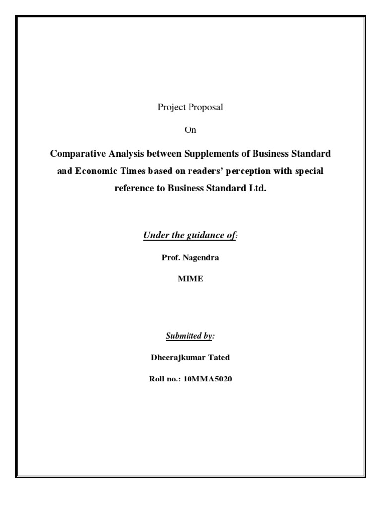 Project Proposal | PDF | Sampling (Statistics) | Survey Methodology