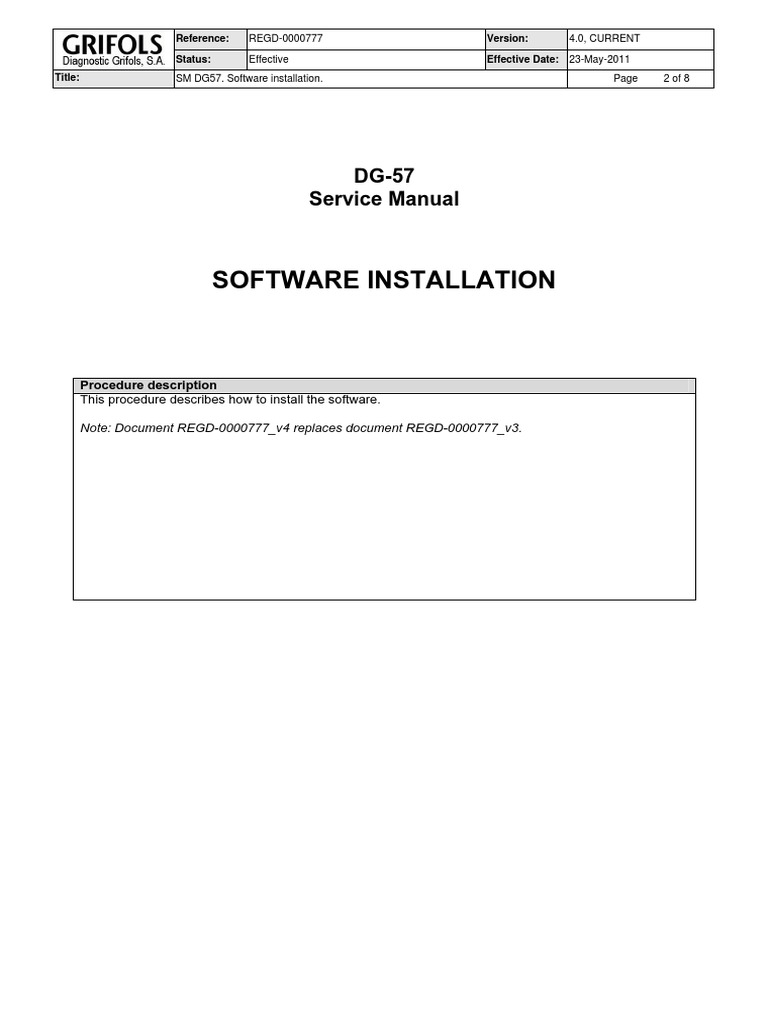 DG-57 Software Installation Guide | PDF | Software | Operating System
