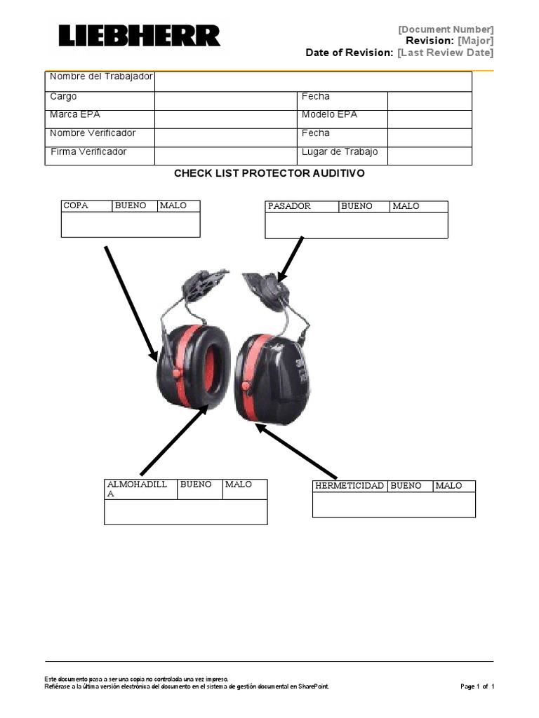 Check List Epa | PDF