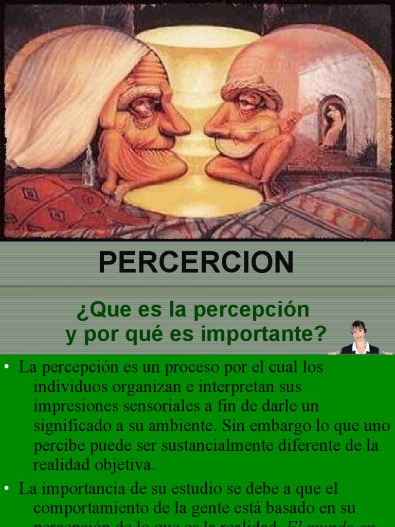 PERCEPCION | PDF | Percepción | Comportamiento