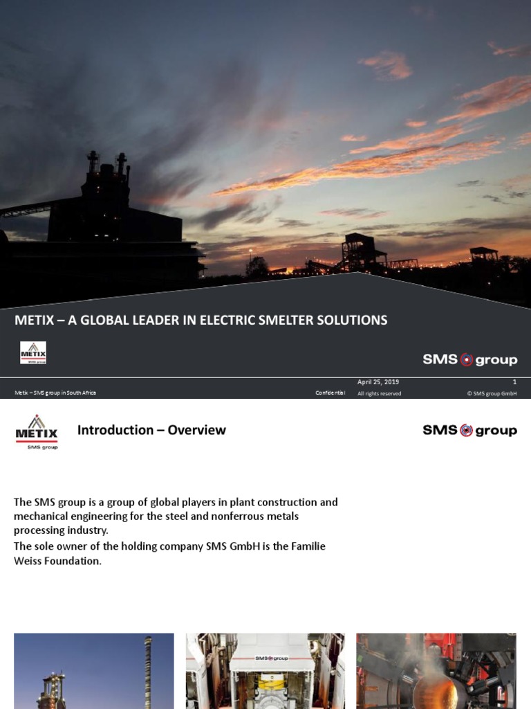 Metix - A Global Leader in Electric Smelter Solutions | PDF | Chemistry ...