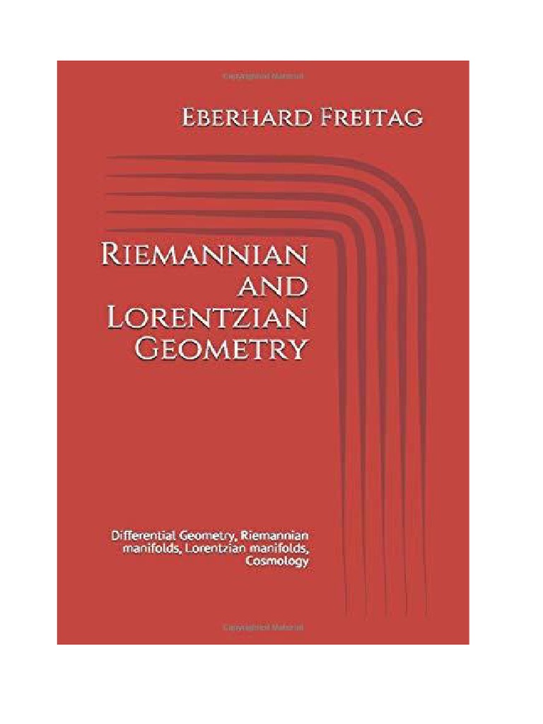 Riemannian and Lorentzian Geometry Freitag | PDF