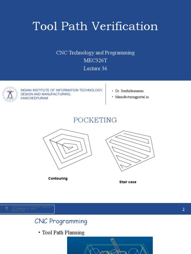 36 - Tool Path Verification | PDF