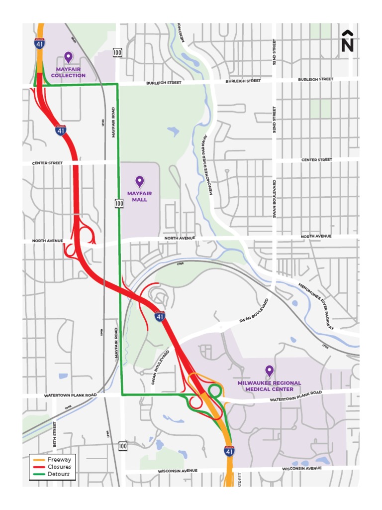54 Hour Closure Map Areas | PDF