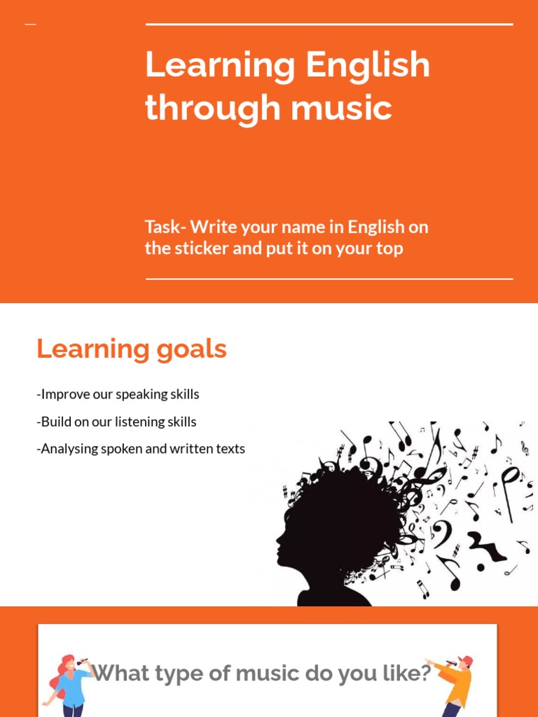Learning English Through Music | PDF | Song Structure