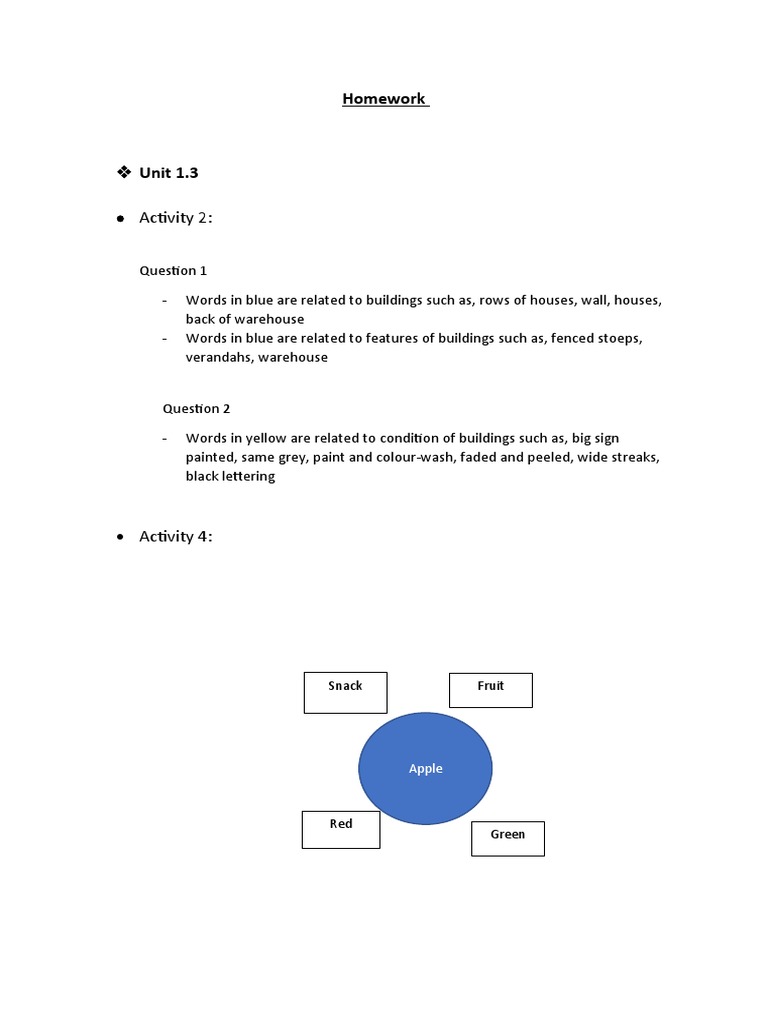 AS Lesson 2 Homework | PDF