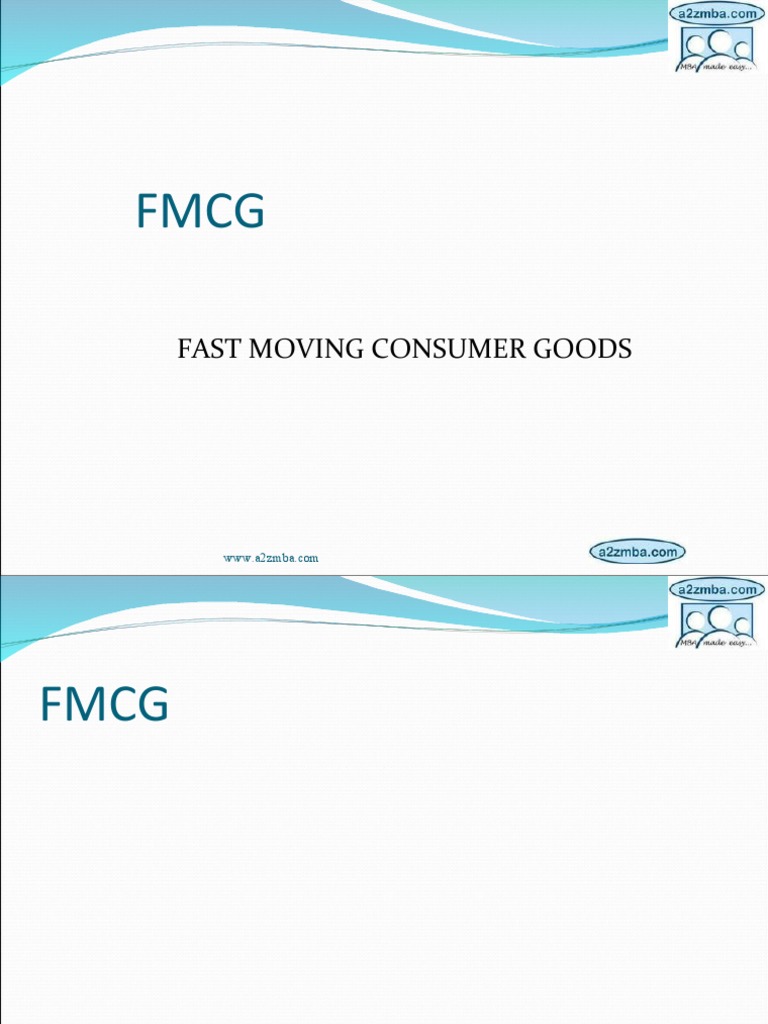 Fast Moving Consumer Goods | PDF