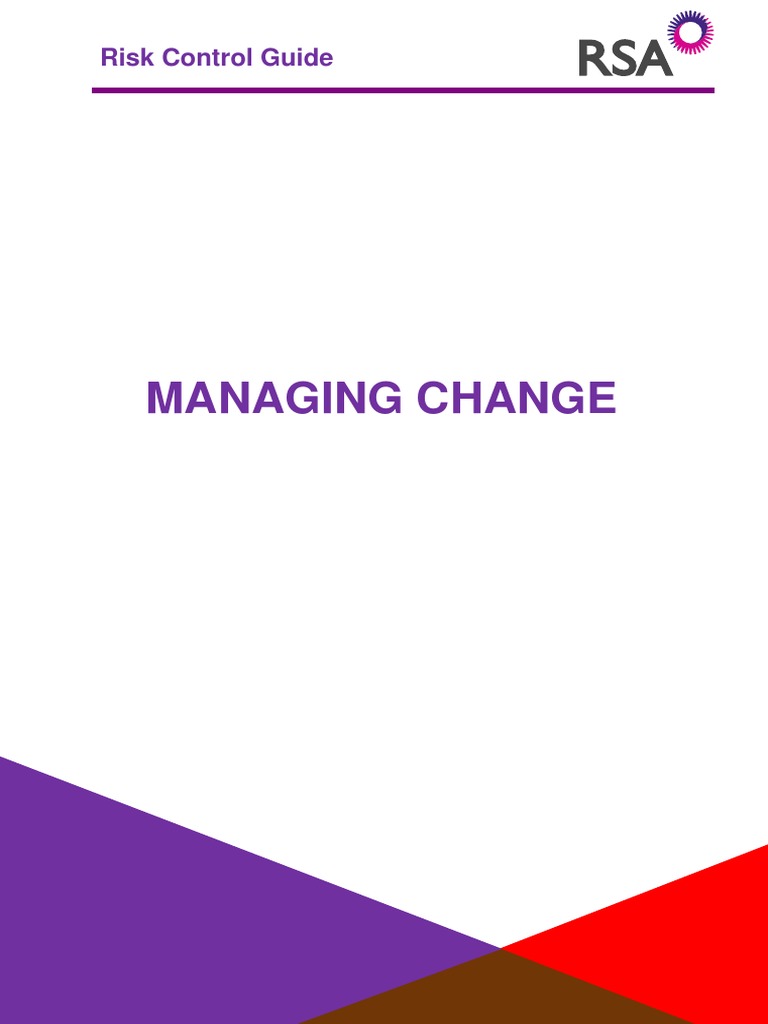 Managing Change in Risk Control | PDF | Project Management | Risk