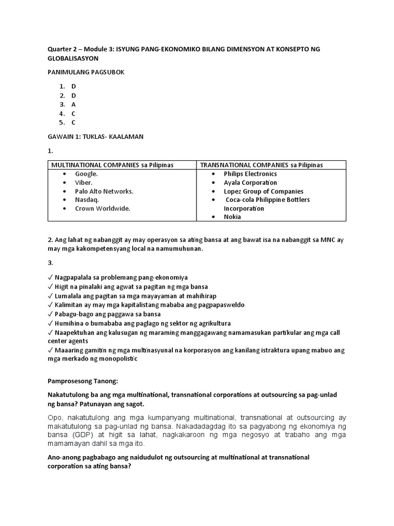 G - 10-Q2-Module 3 | PDF