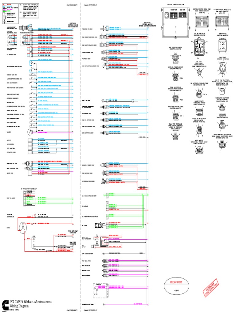 Diagrama ISX CM 871 | PDF
