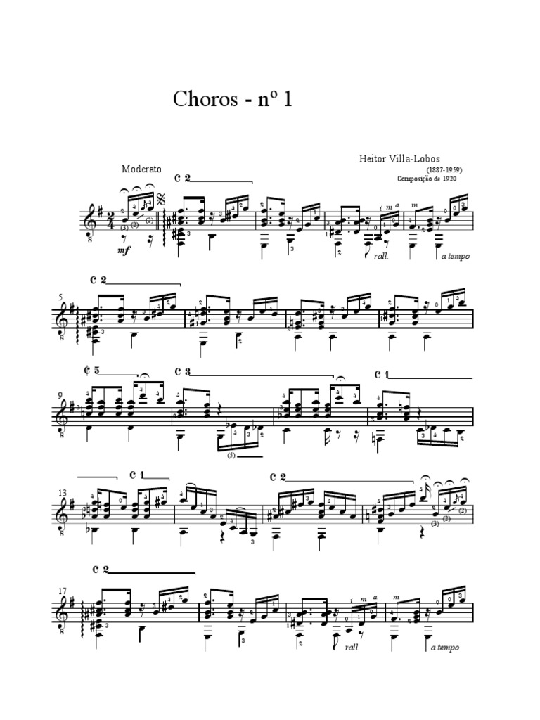 Choro N. 1 | PDF