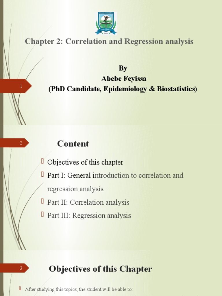 Chapter 4 Correlation And Regresssion Pdf Regression Analysis