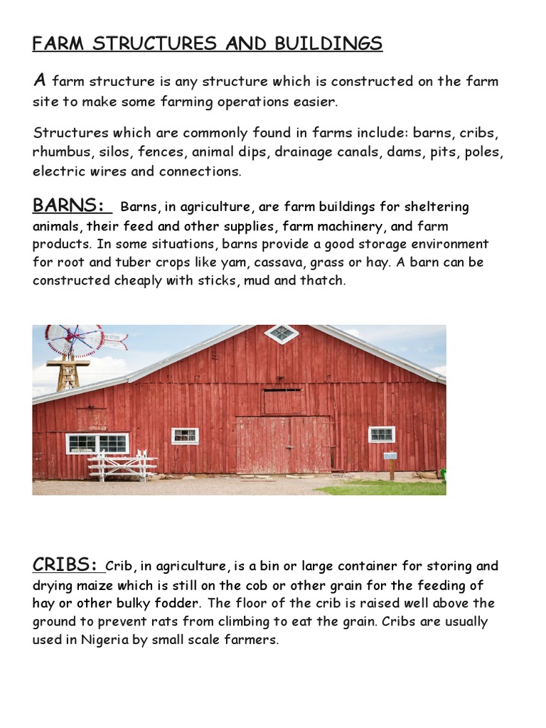 Farm Structures and Buildings | PDF