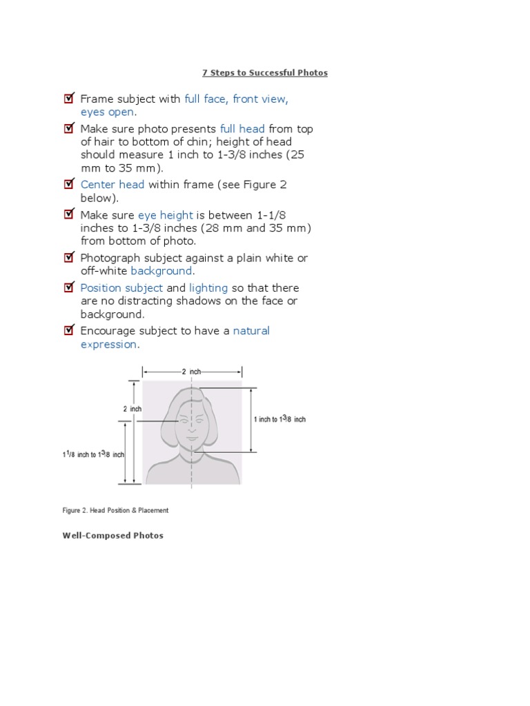 Full Face, Front View, Eyes Open Full Head: 7 Steps To Successful ...