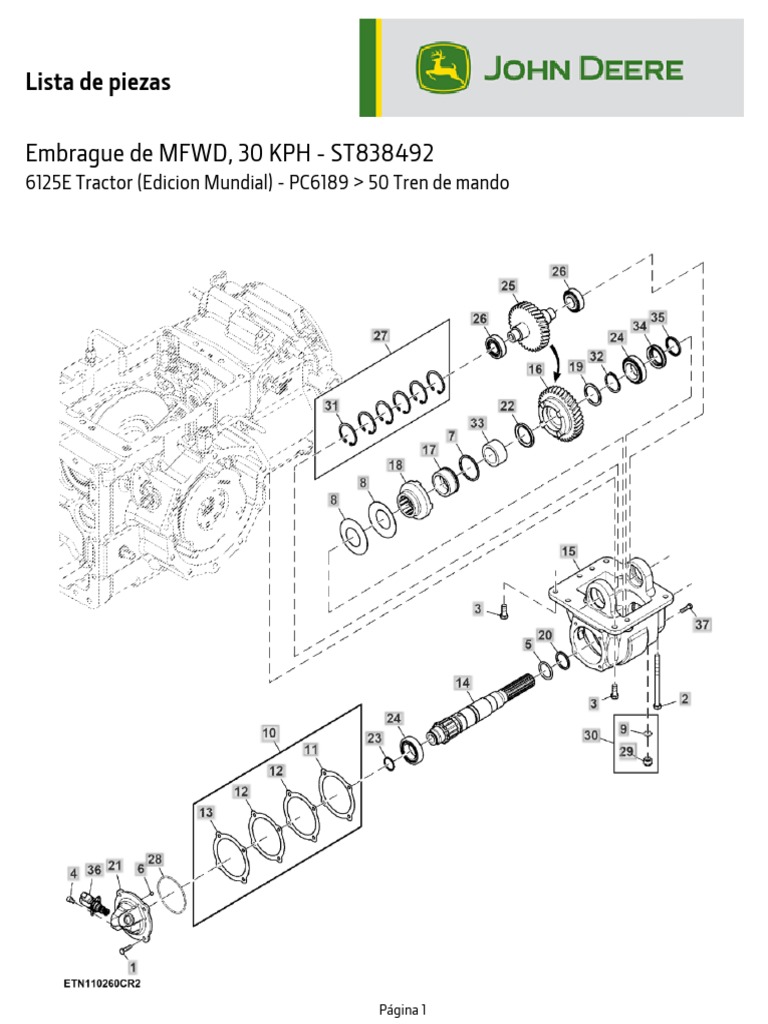 TDM John Deere | PDF | Ingeniería mecánica | Máquinas