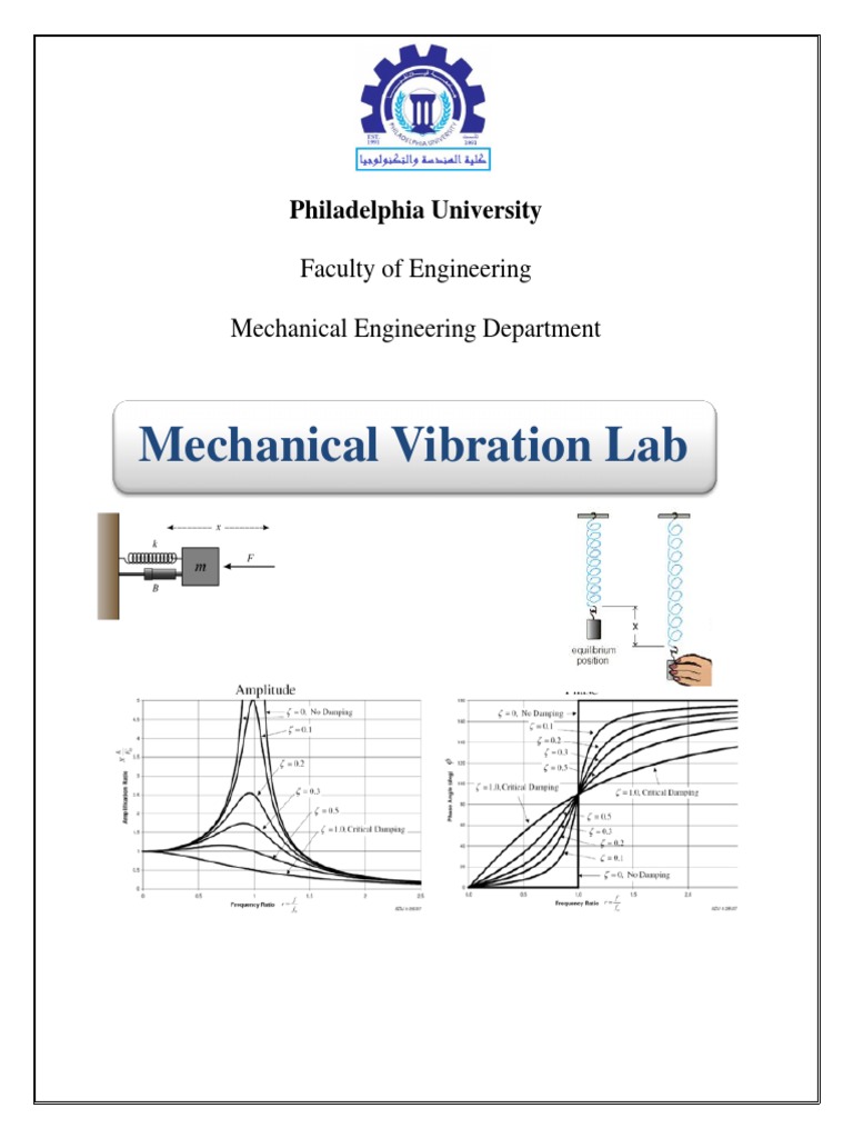 Mechanical Vibration Lab: Faculty of Engineering Mechanical Engineering ...