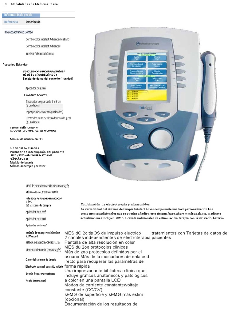 Electroestimulador | PDF | Ultrasonido | Electricidad