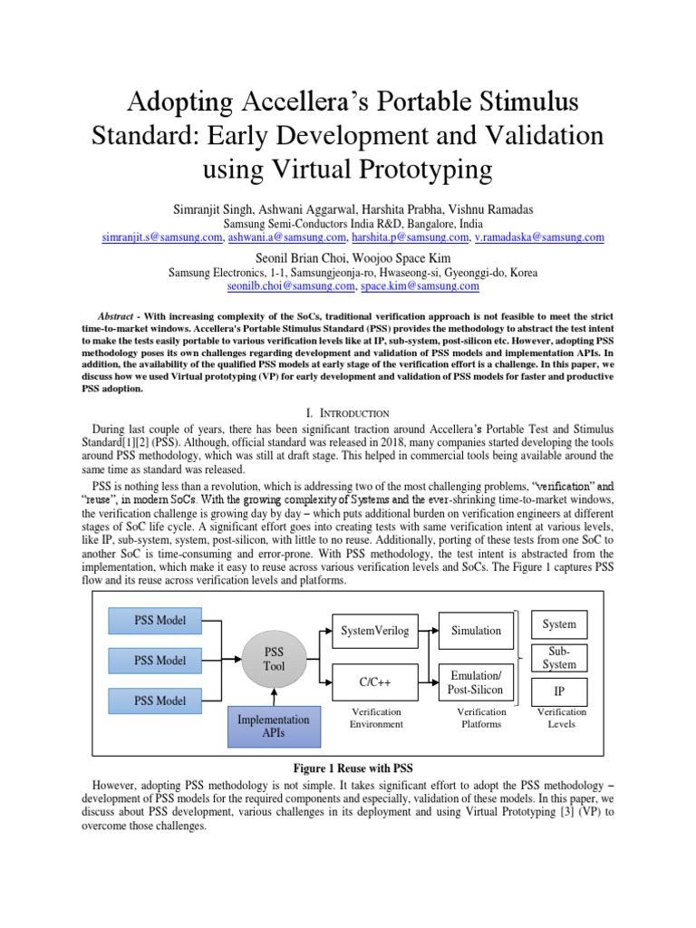 Accellera Portable Stimulus Standard | PDF | Simulation | Verification ...