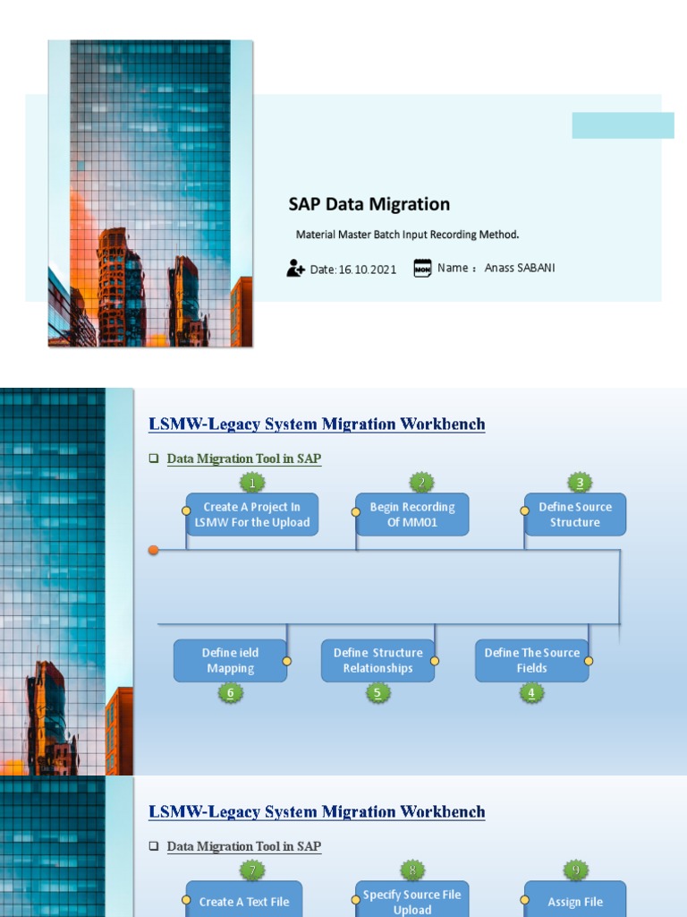 Sap Data Migration | PDF