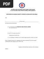 Epf Form 3a Revised | PDF | Pension | Labor
