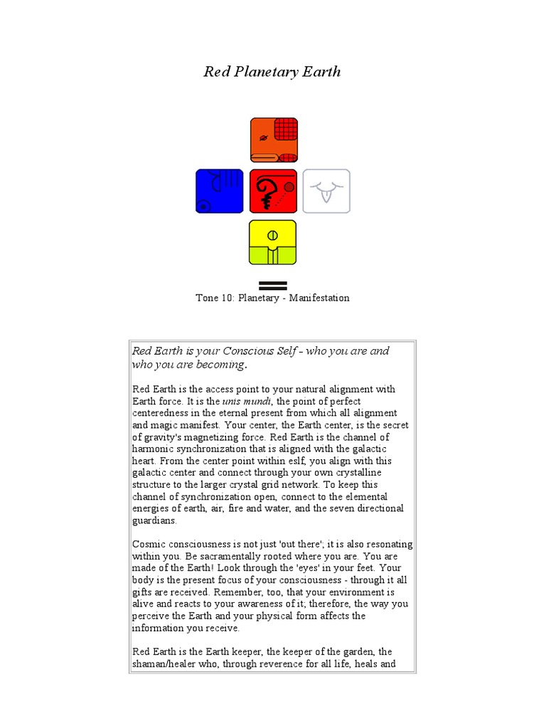 Red Planetary Earth | PDF | Serpent (Symbolism) | Consciousness