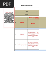 Swimming Pool Risk Assesment | PDF | Swimming Pool | Swimming