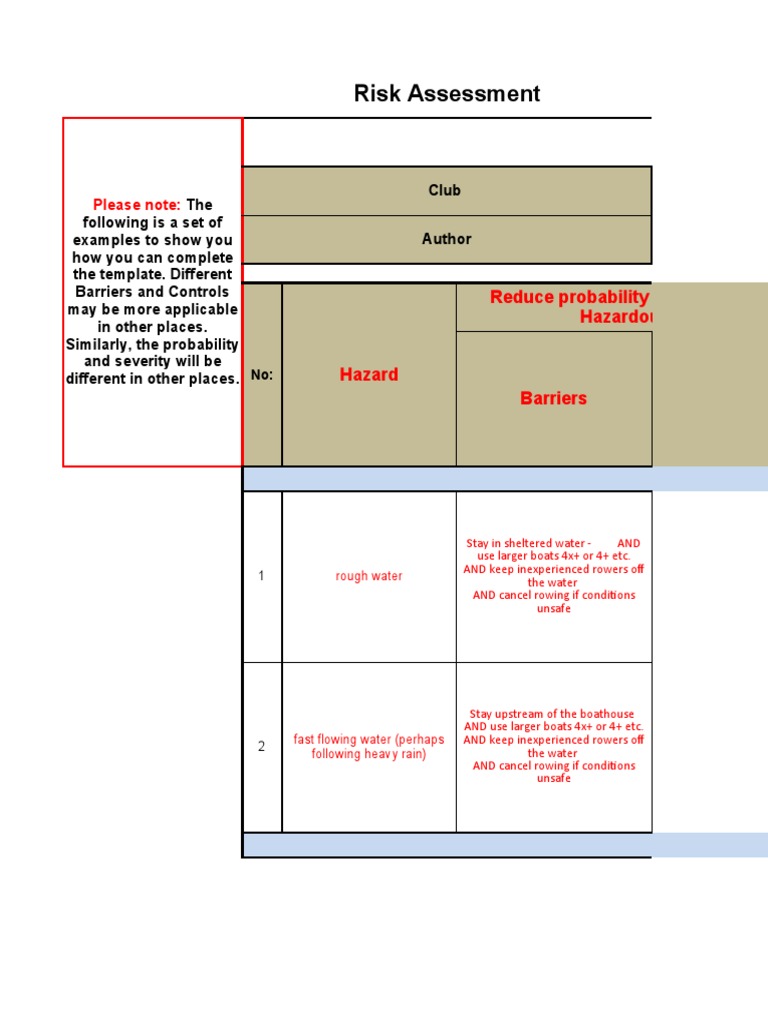 Sailing Club-Risk-Assessment-Template-EXAMPLE-v5 | PDF | Rowing (Sport ... Sailing Club-Risk-Assessment-Template-EXAMPLE-v5 | PDF | Rowing (Sport ...