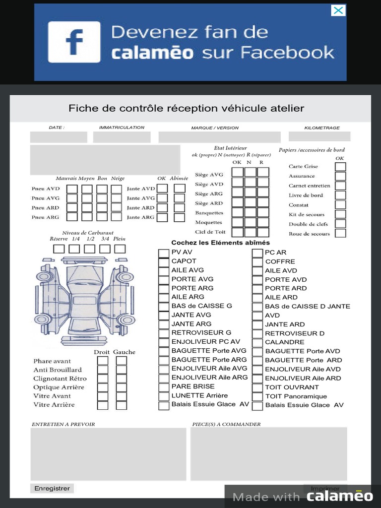 Formulaire Reception Vehicule | PDF | Véhicule motorisé | Biens ...